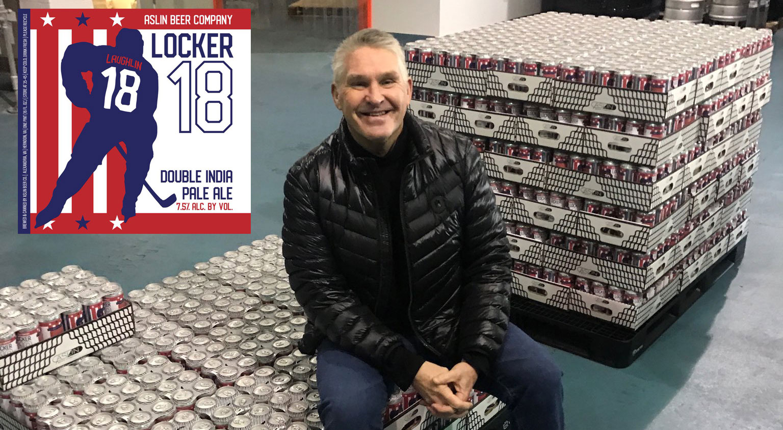 Craig Laughlin gets a beer named after him: Locker 18
