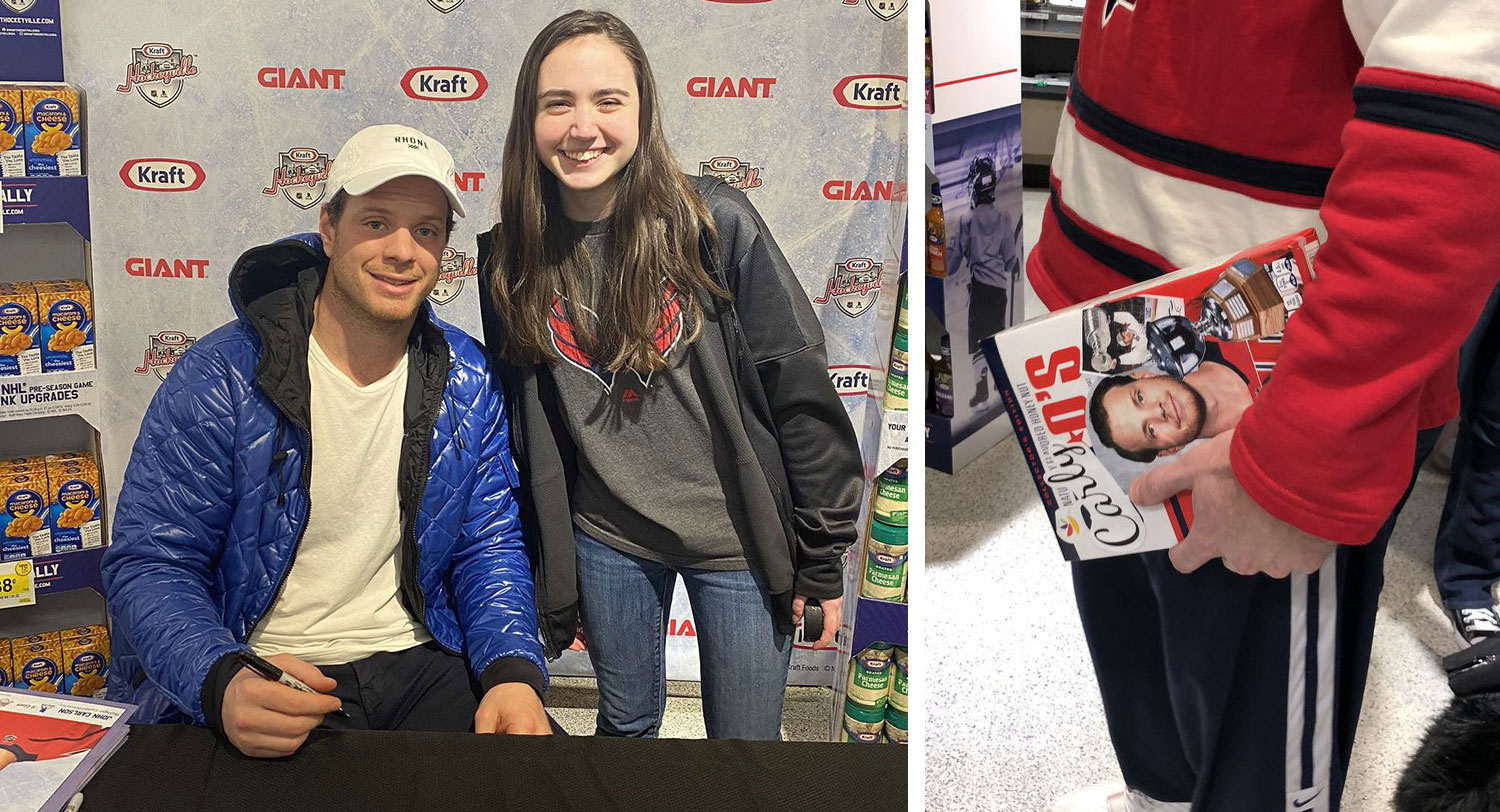 Your photos from John Carlson’s autograph signing at Giant