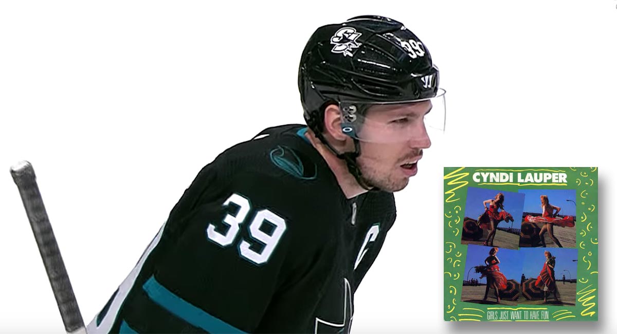 Logan Couture’s goal song is ‘Girls Just Want To Have Fun’