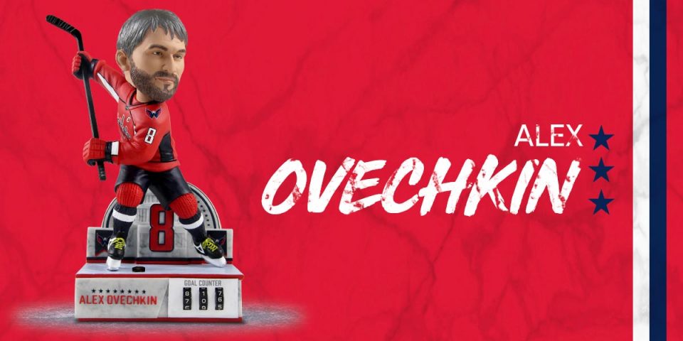 This new Alex Ovechkin goal-counter bobblehead is available for ...