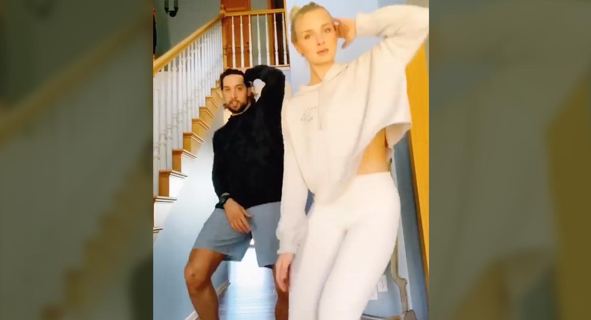 Brenden Dillon does the ‘Dip and Lean Challenge’ on TikTok 🕺
