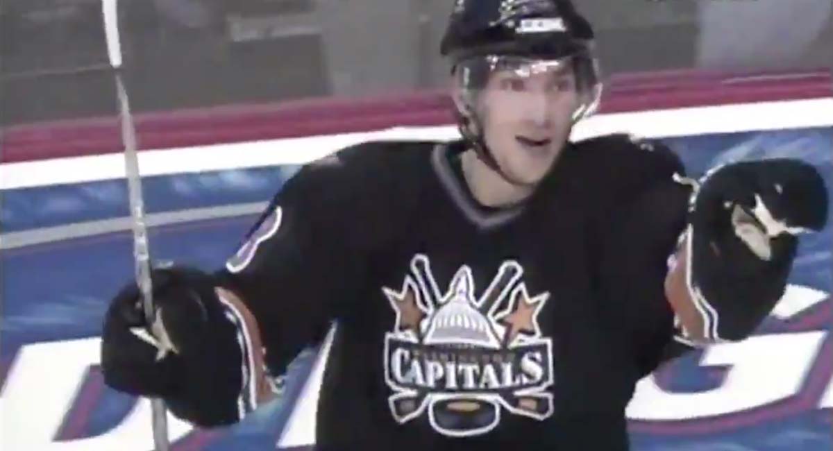 Alex Ovechkin reflects back on his NHL debut where he scored twice and ...