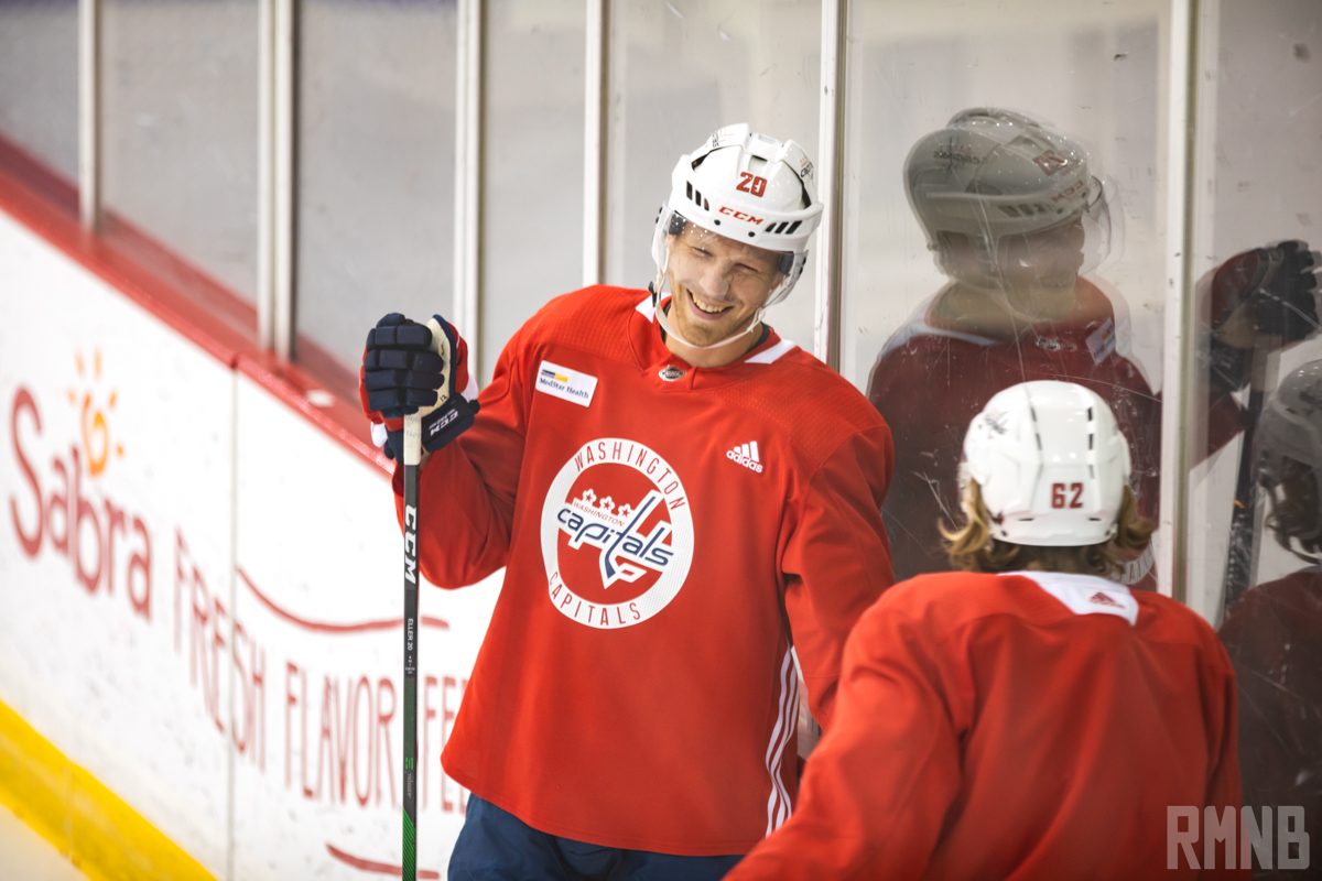 Lars Eller returns to practice while TJ Oshie and Jakub Vrana take ...