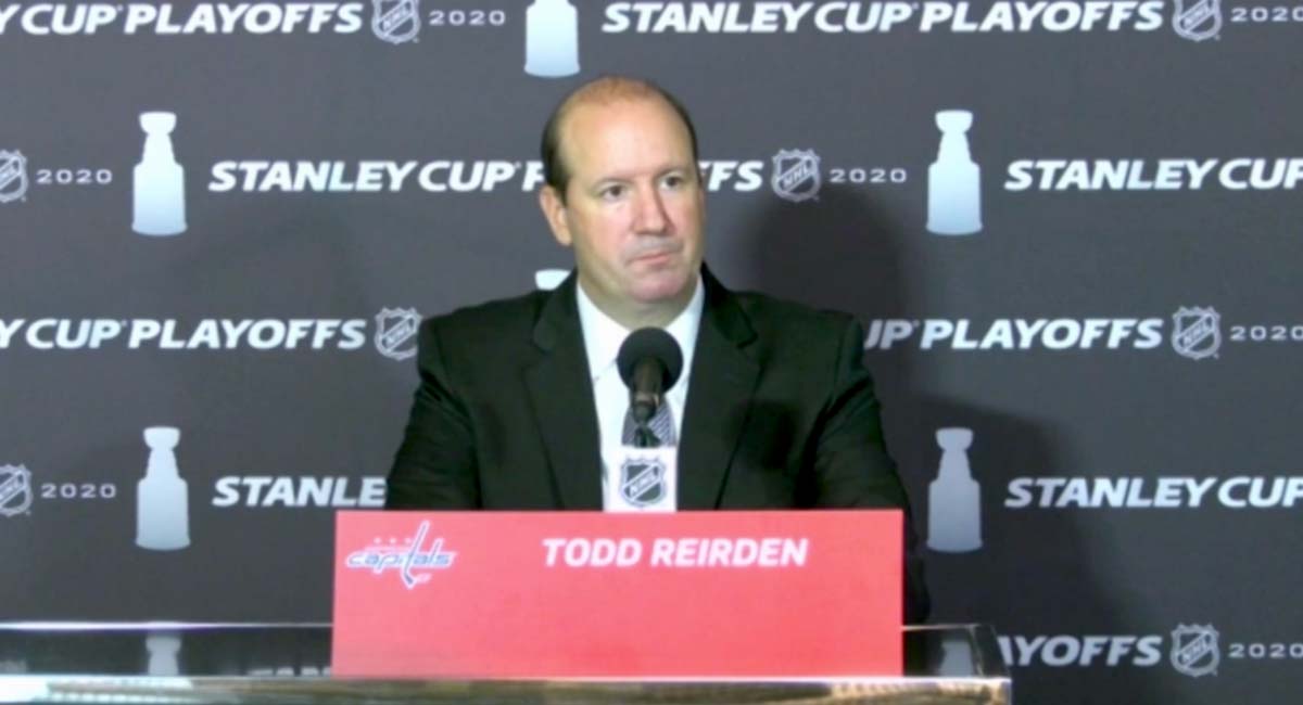Todd Reirden was asked how confident he was that he’d be back as ...