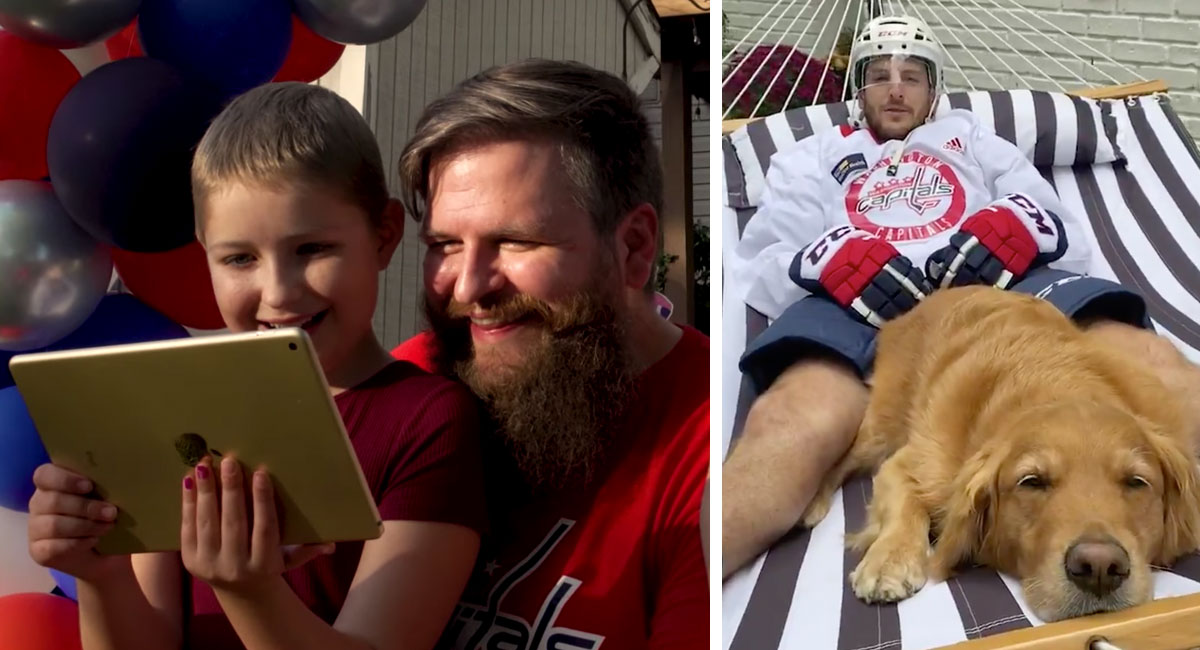 Nic Dowd surprises nine-year-old girl diagnosed with cancer earlier in ...
