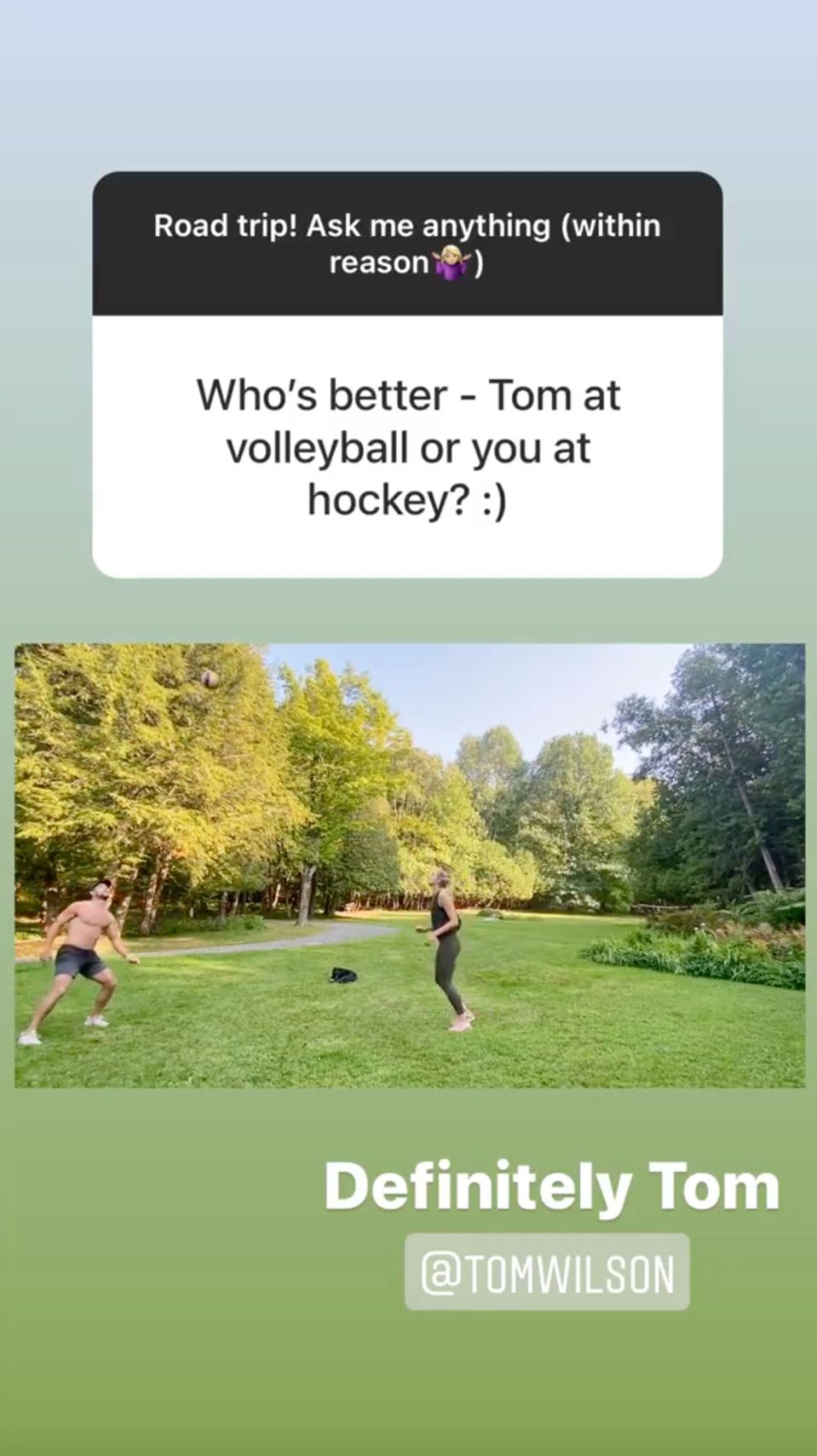 Taylor Pischke explains when she first met Tom Wilson and how they ...