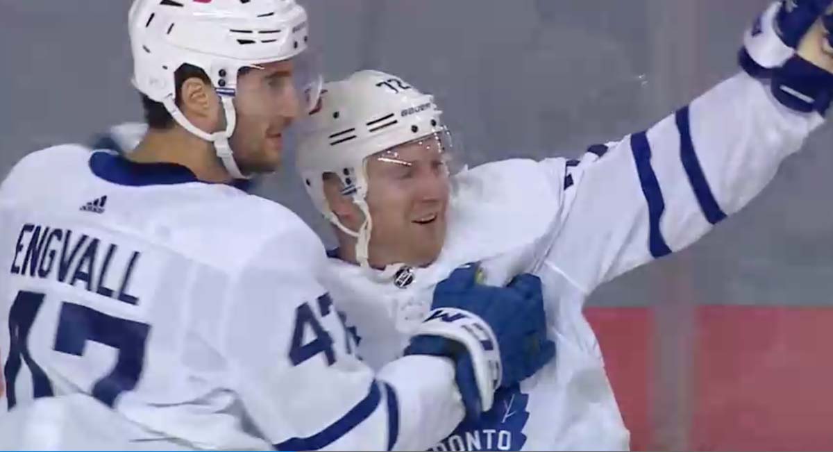 Travis Boyd scores in first game with the Toronto Maple Leafs