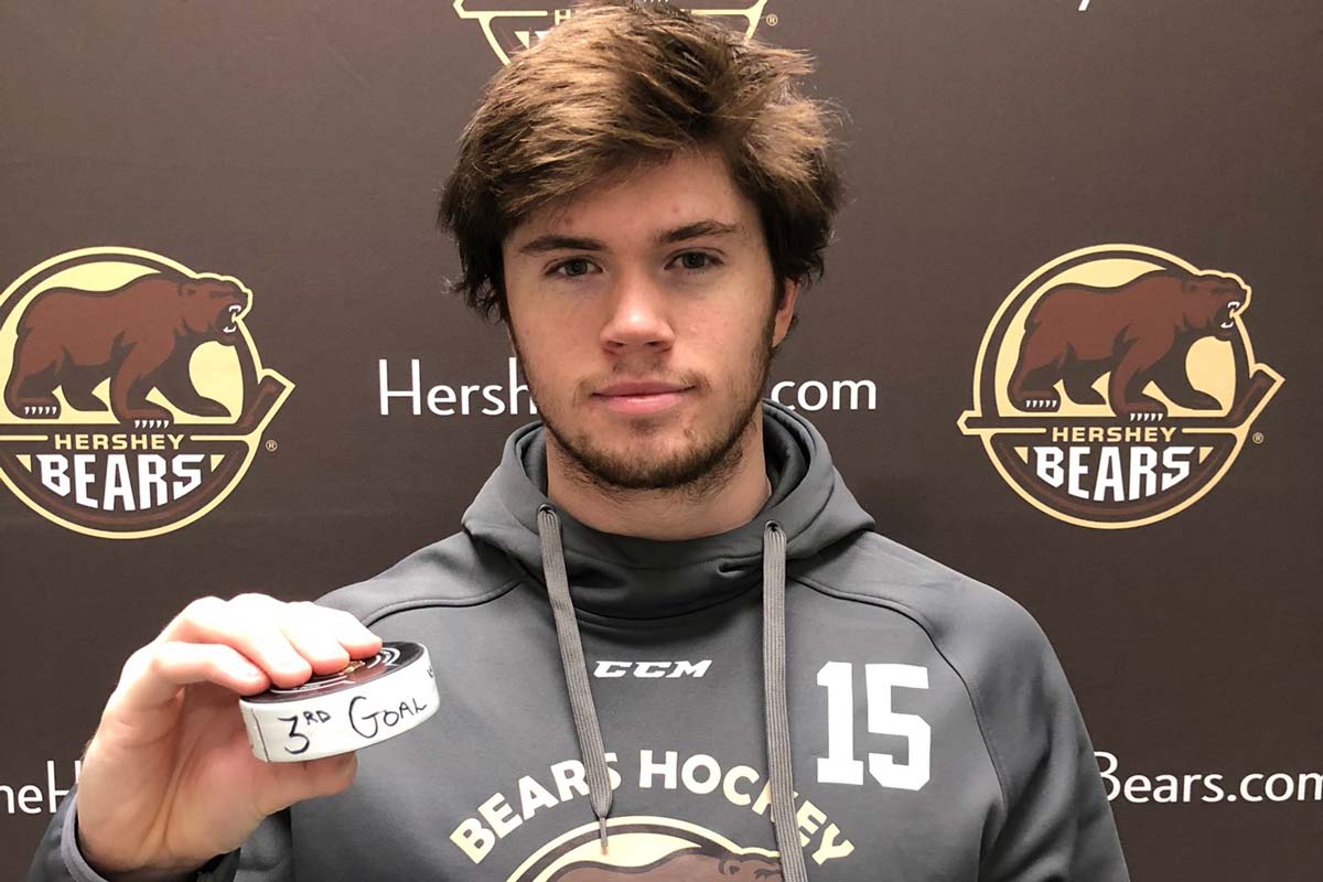 Connor McMichael wants to stay with the Hershey Bears if the OHL season ...