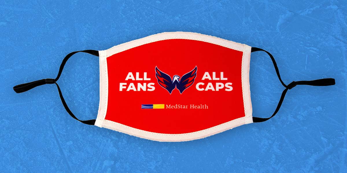 Capitals to give out free branded masks to all fans in attendance for ...