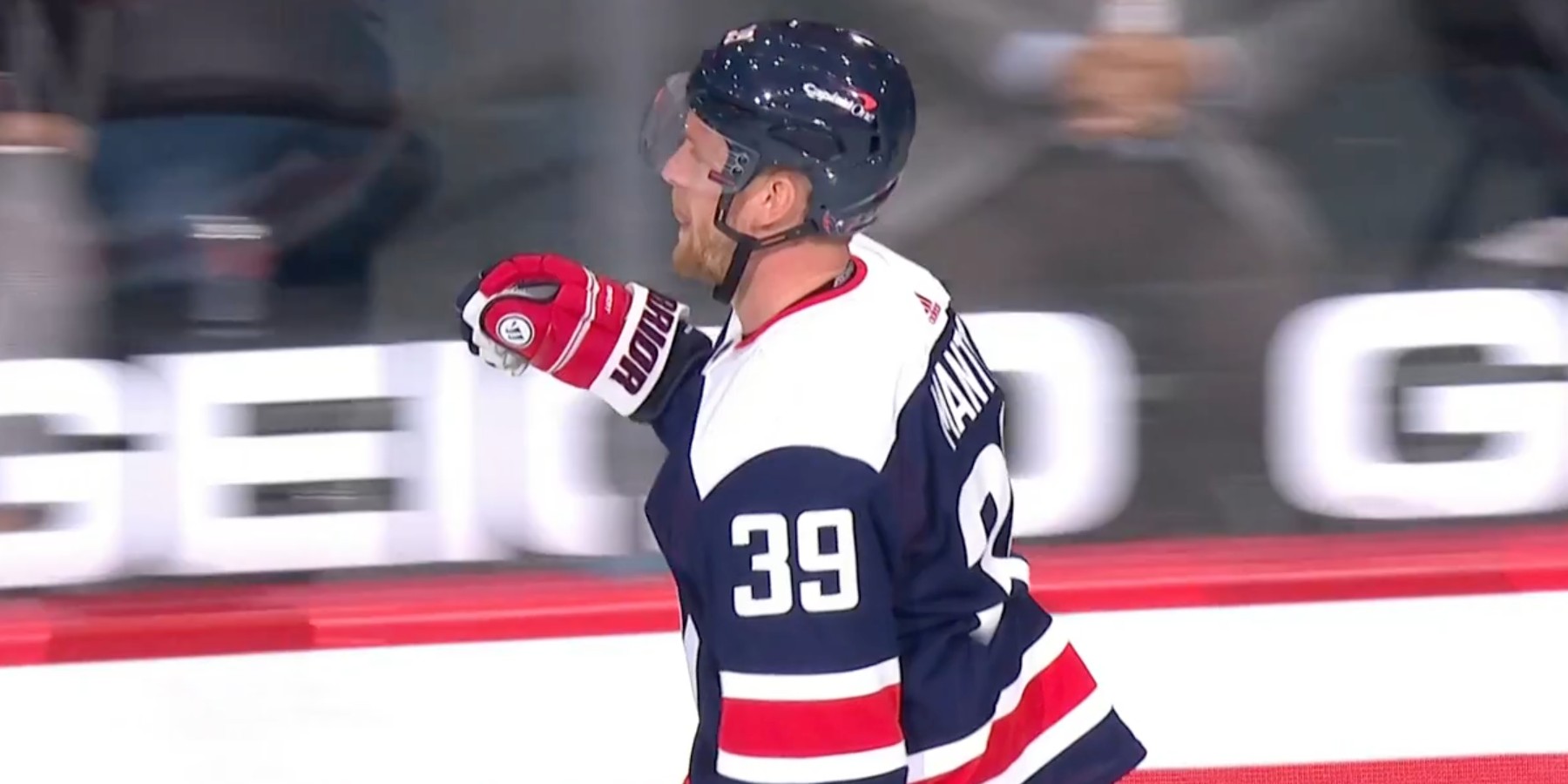 Anthony Mantha has two goals in two games