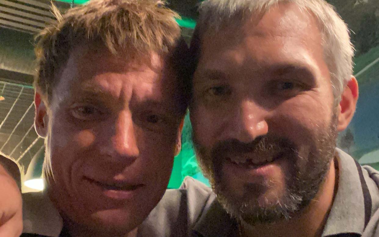 Alex Ovechkin reunites with ‘brother’ Alex Semin