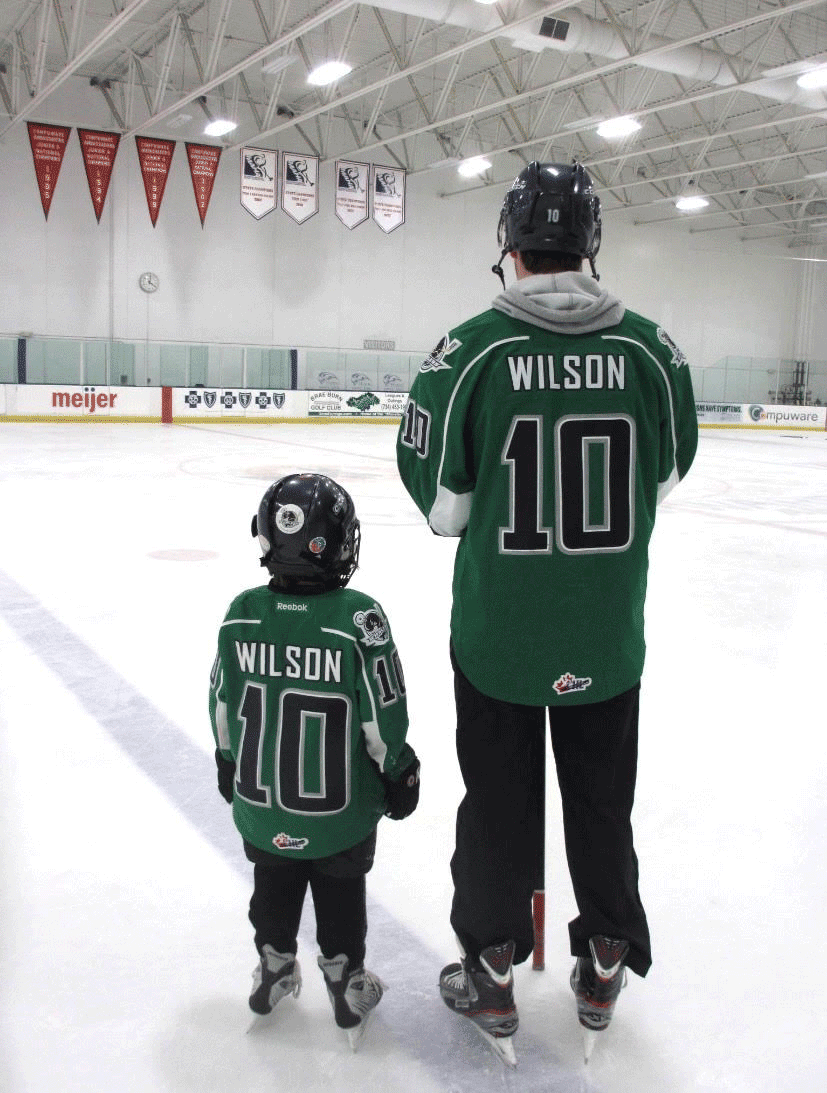 Tom Wilson helped teach Zoe how to play hockey when she was 7. Now she ...