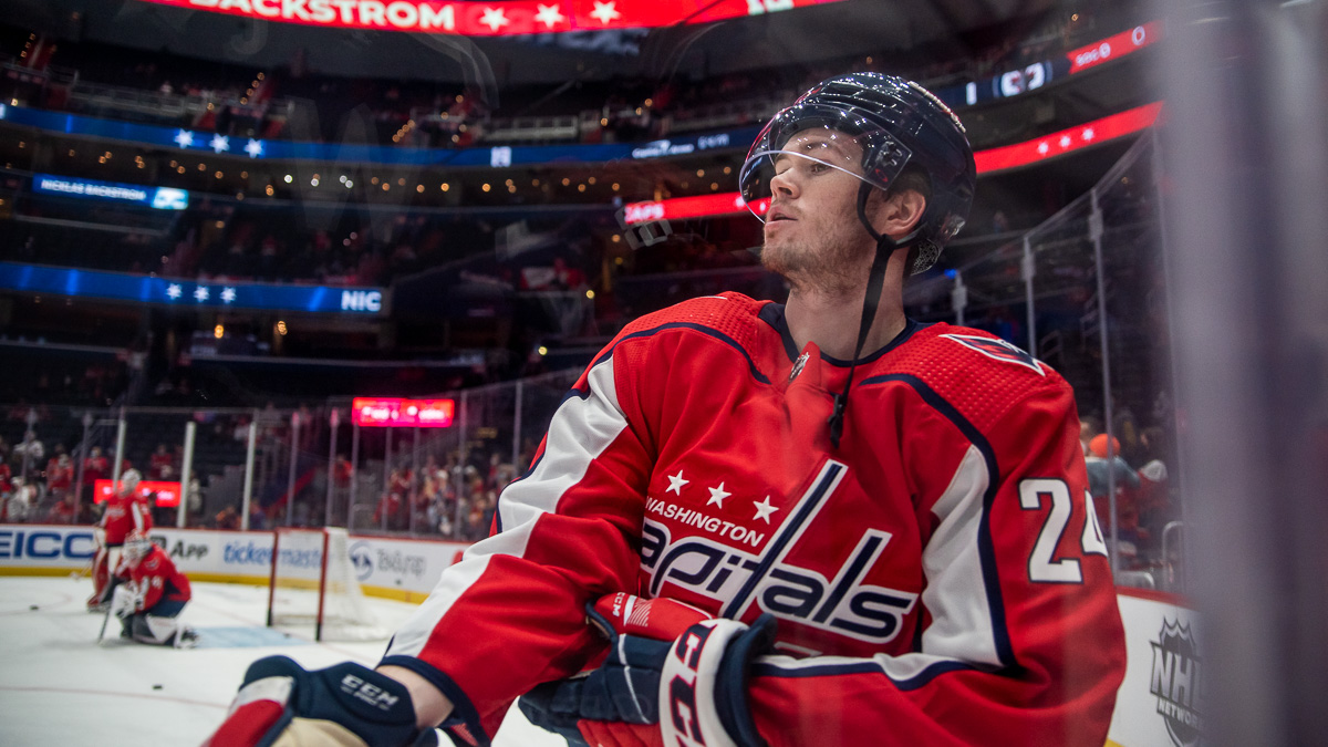 Connor McMichael stays in lineup for Game Four, Tom Wilson set to miss ...