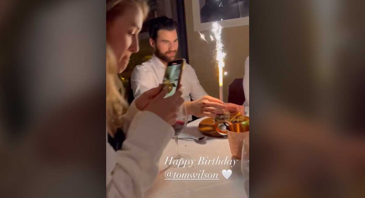 Tom Wilson celebrates 28th birthday with Capitals teammates after ...