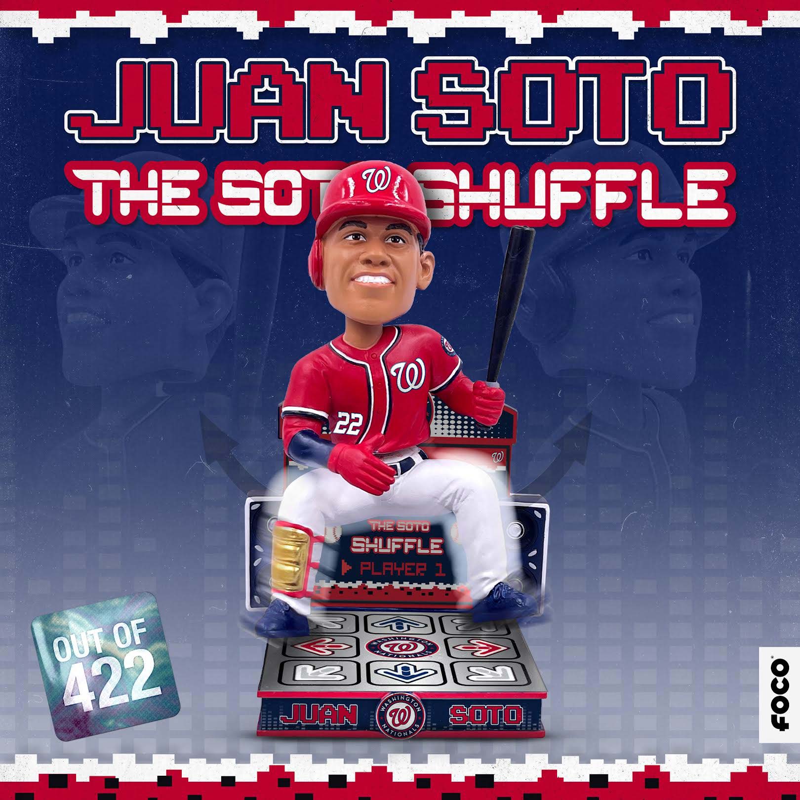 Juan Soto ‘Soto Shuffle’ bobblehead available for preorder
