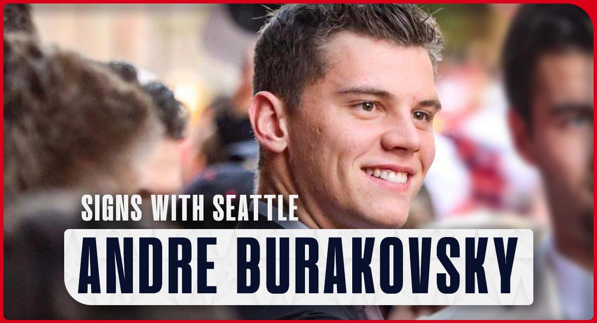 Andre Burakovsky signs long-term contract with Seattle Kraken