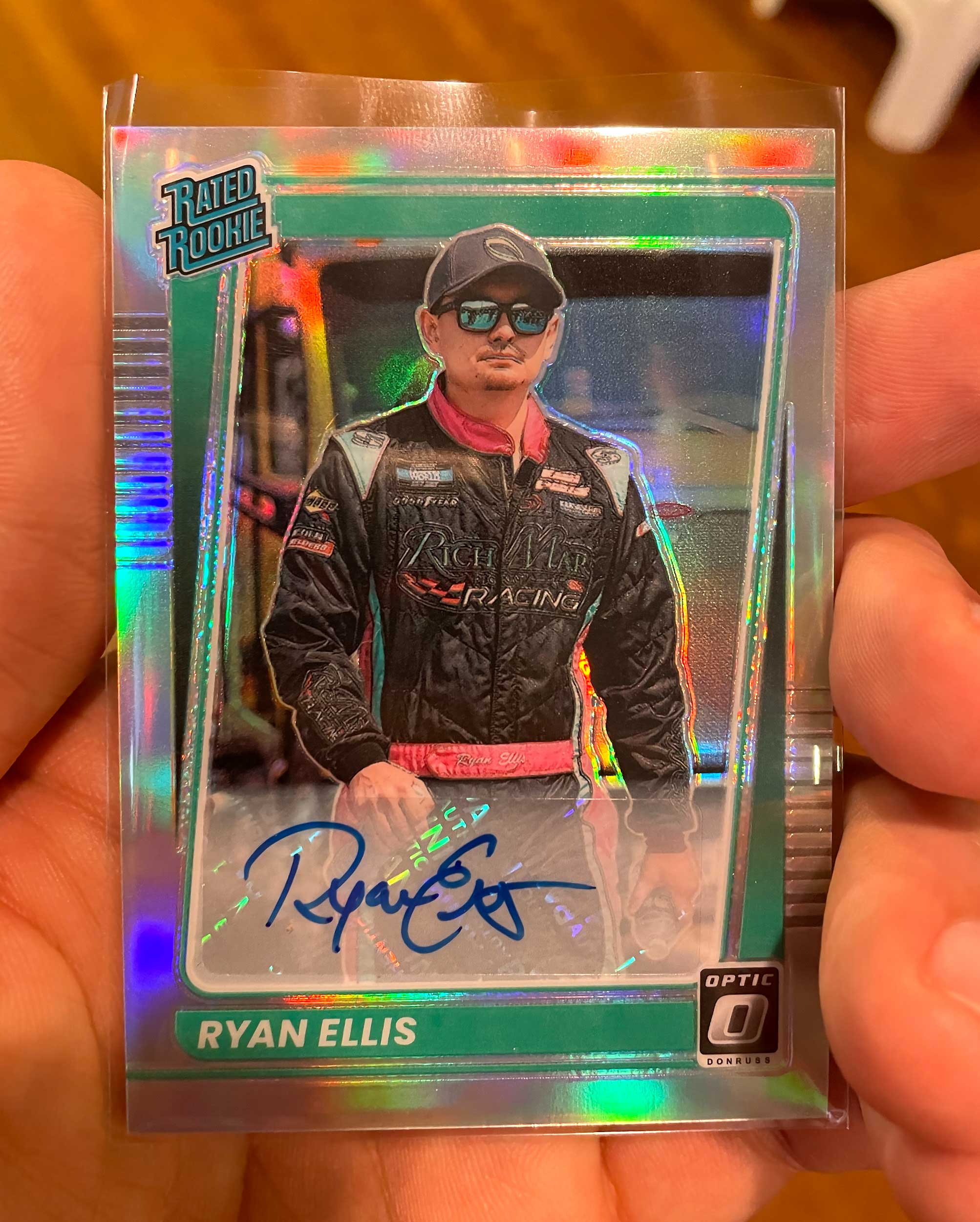 After a decade in NASCAR, Ryan Ellis finally gets his first rookie card ...