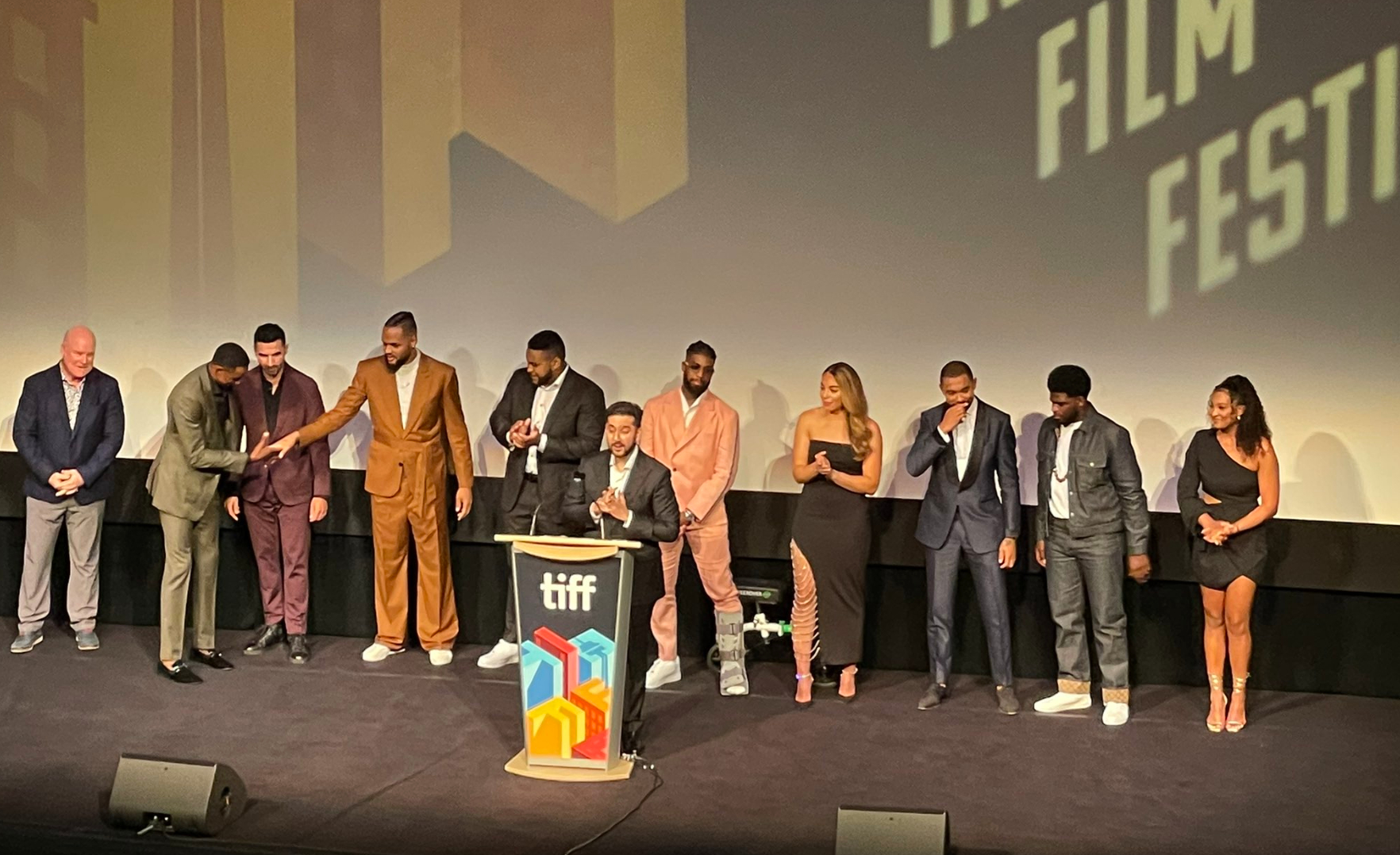 Devante Smith-Pelly attends ‘Black Ice’ movie premiere at Toronto ...