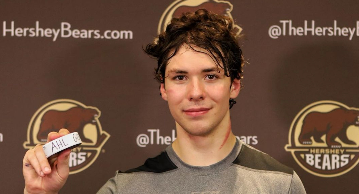 Henrik Rybinski scores first AHL goal in Hershey Bears’ 4-3 win over ...