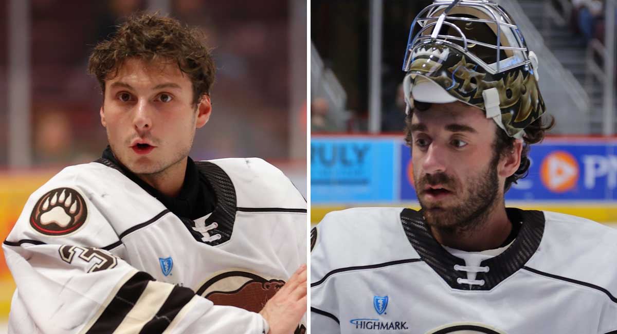 Capitals return goaltenders Zach Fucale and Hunter Shepard to Hershey Bears