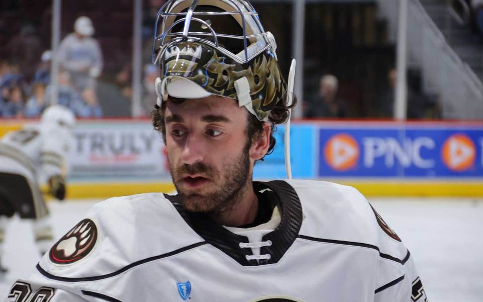Hunter Shepard becomes first Hershey Bears player to earn AHL Goalie of ...
