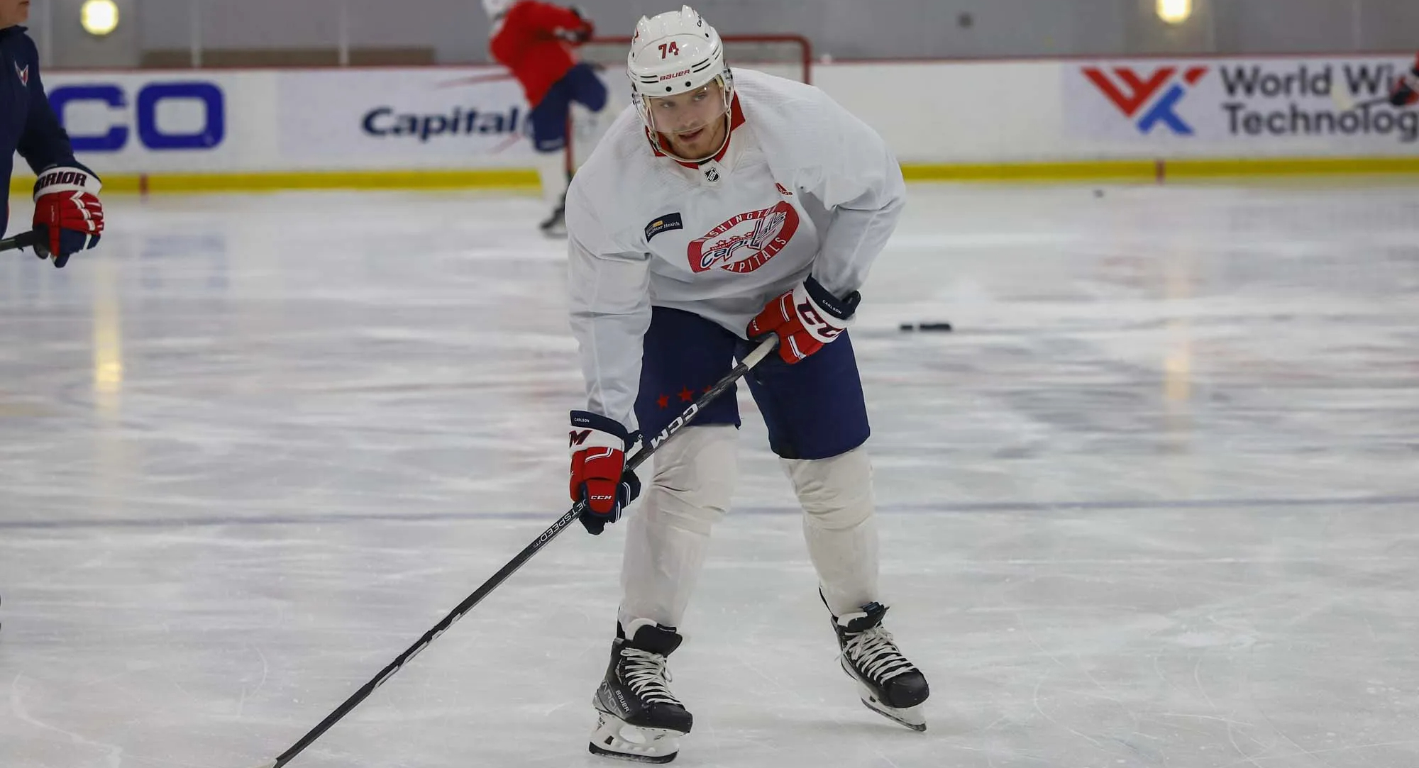 John Carlson returns to ice and skates for first time since getting hit ...