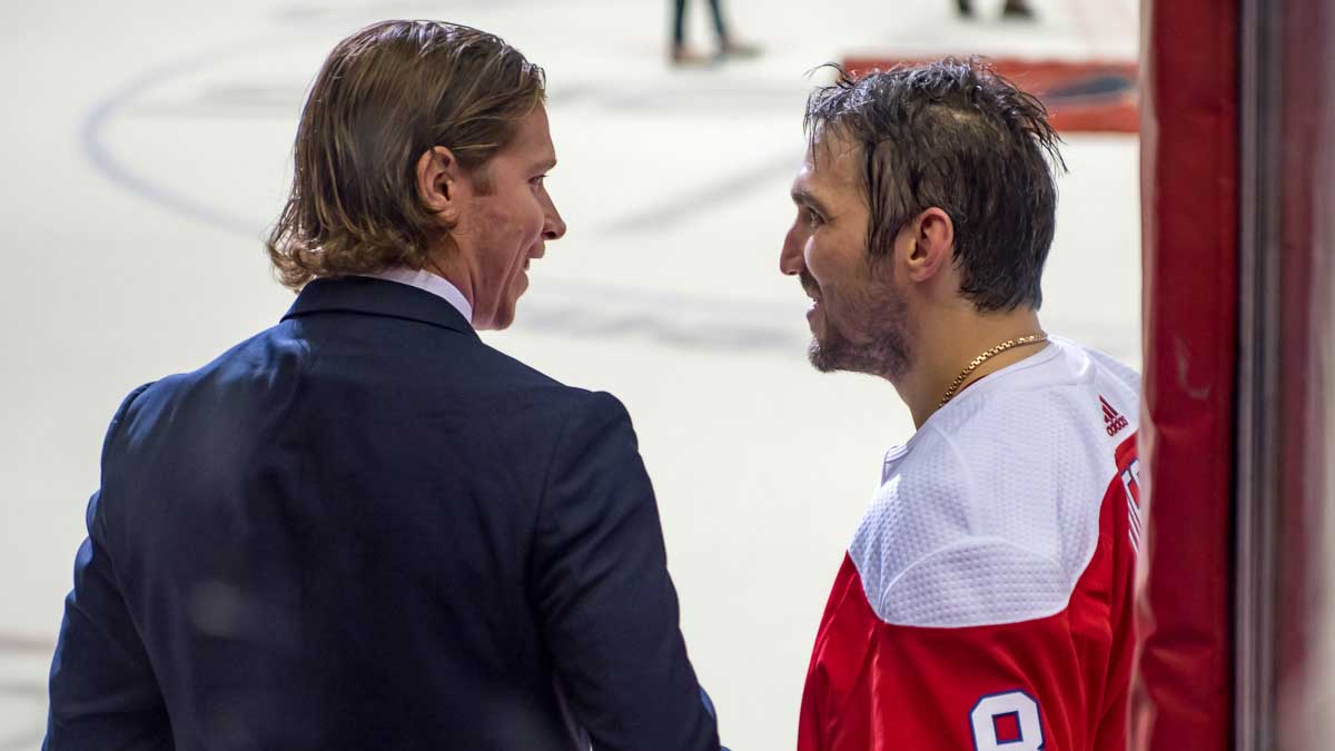 Alex Ovechkin now has 819 career goals after beating Marc-Andre Fleury ...