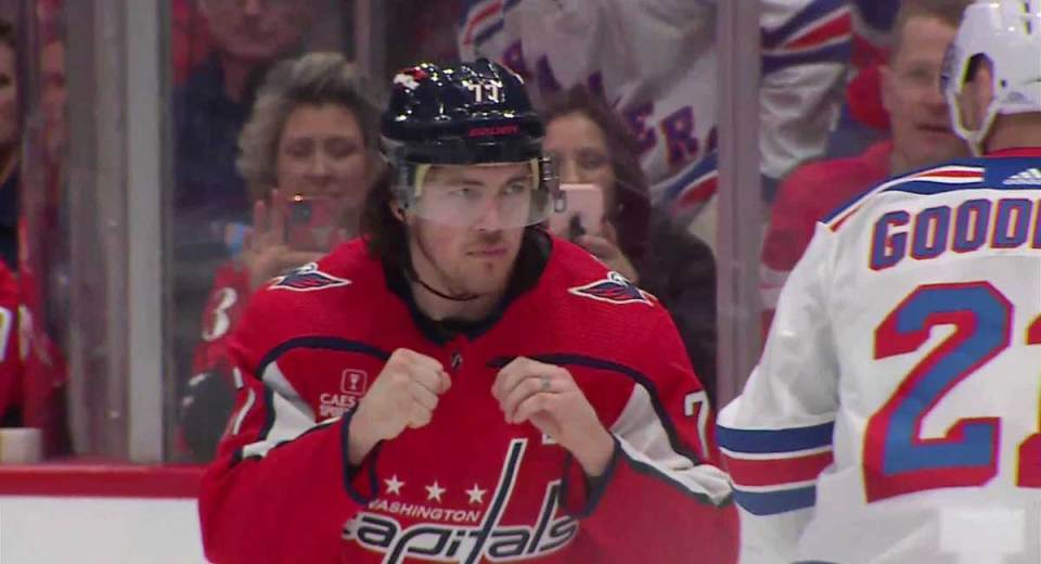 The quintessential TJ Oshie game: two goals, one assist, and a fight ...