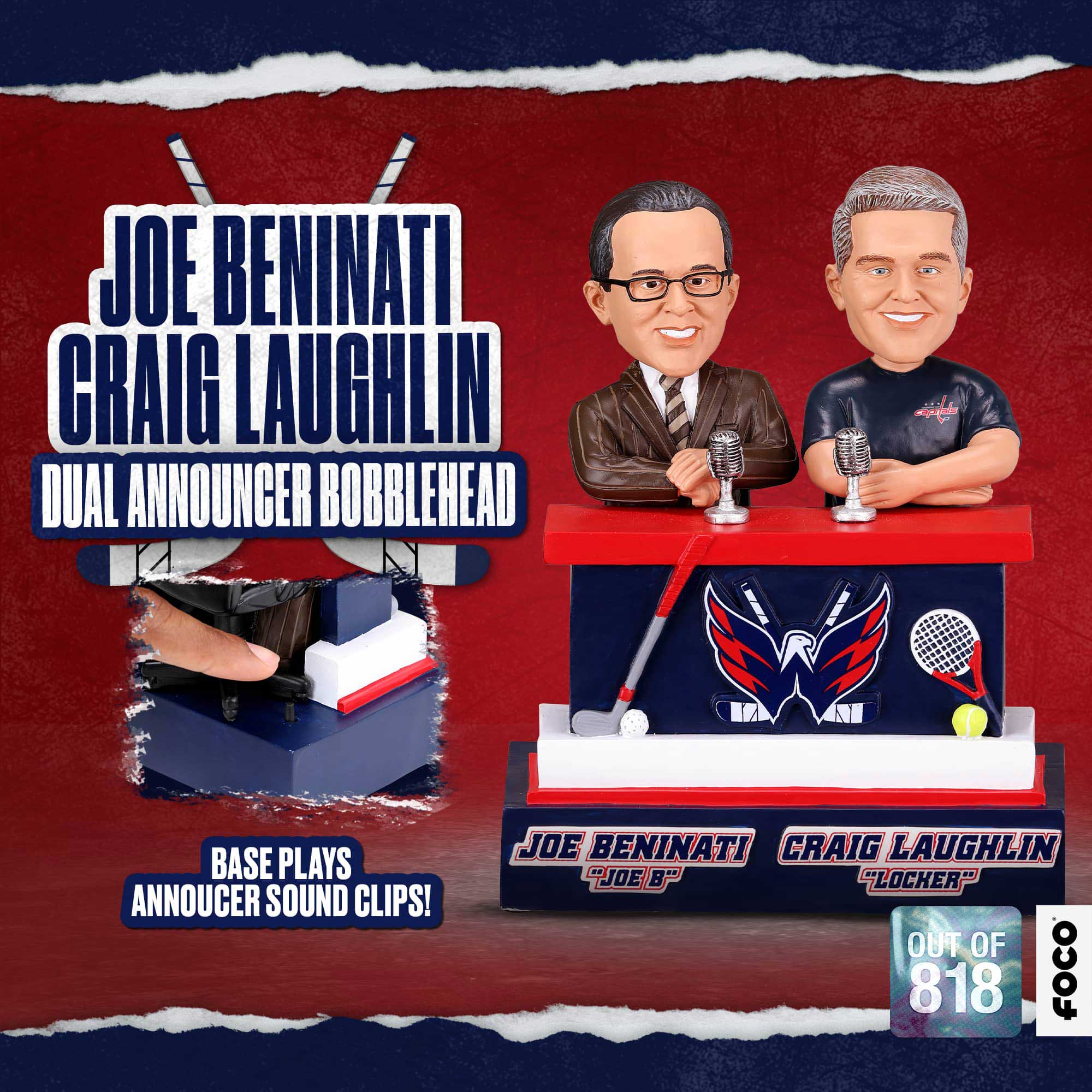 This Joe Beninati and Craig Laughlin talking bobblehead features their ...