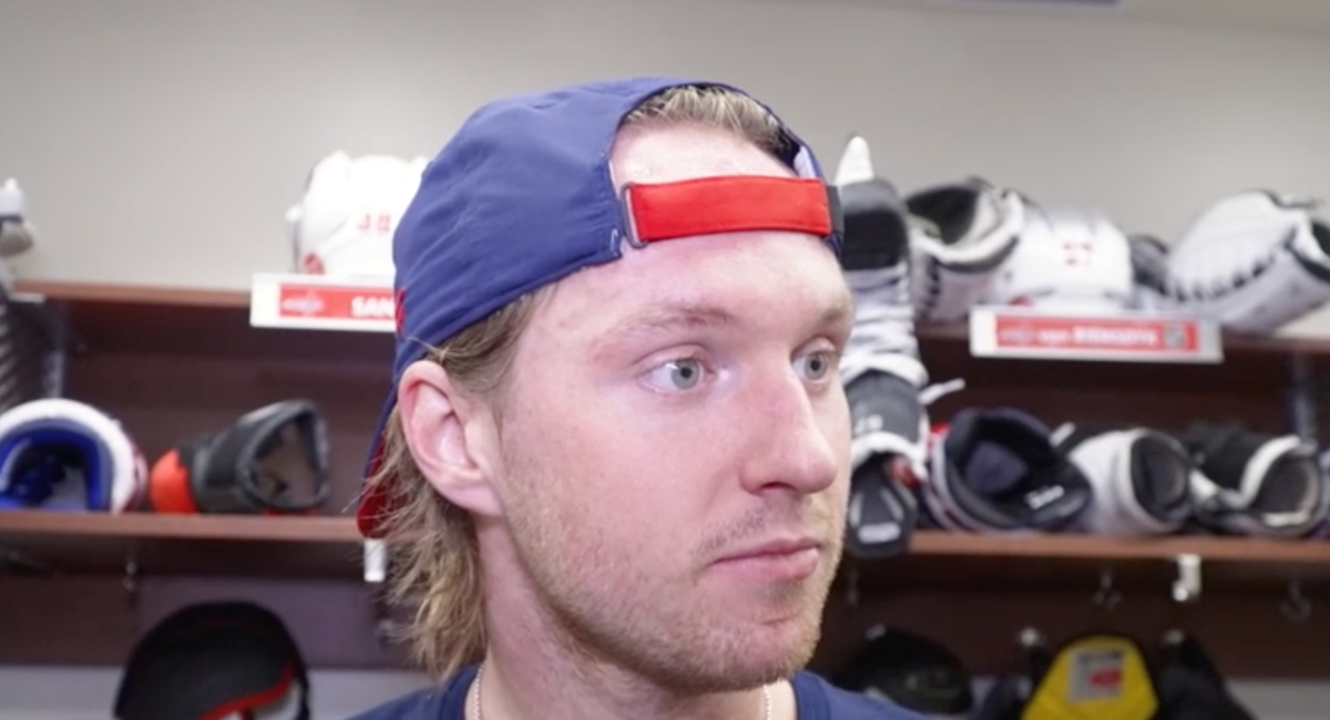 Rasmus Sandin placed on top pairing in first full practice with Capitals