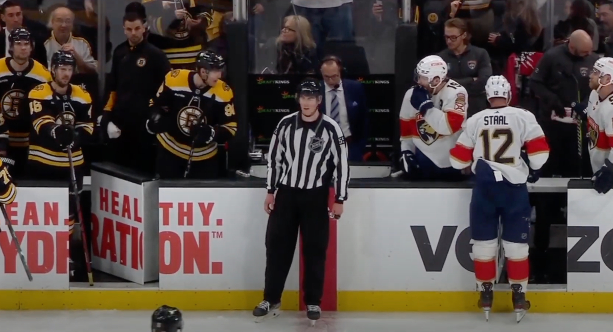 The Bruins and Panthers argument between the benches explained: ‘We’re ...