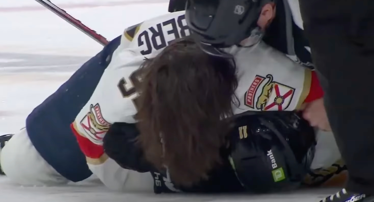 Trent Frederic says he was almost choked out on the ice by Ryan Lomberg ...