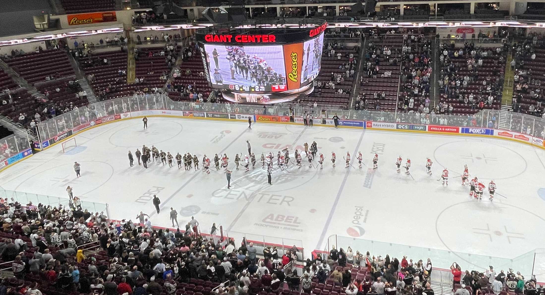 The Hershey Bears will play the Hartford Wolf Pack in Round 3 of the ...