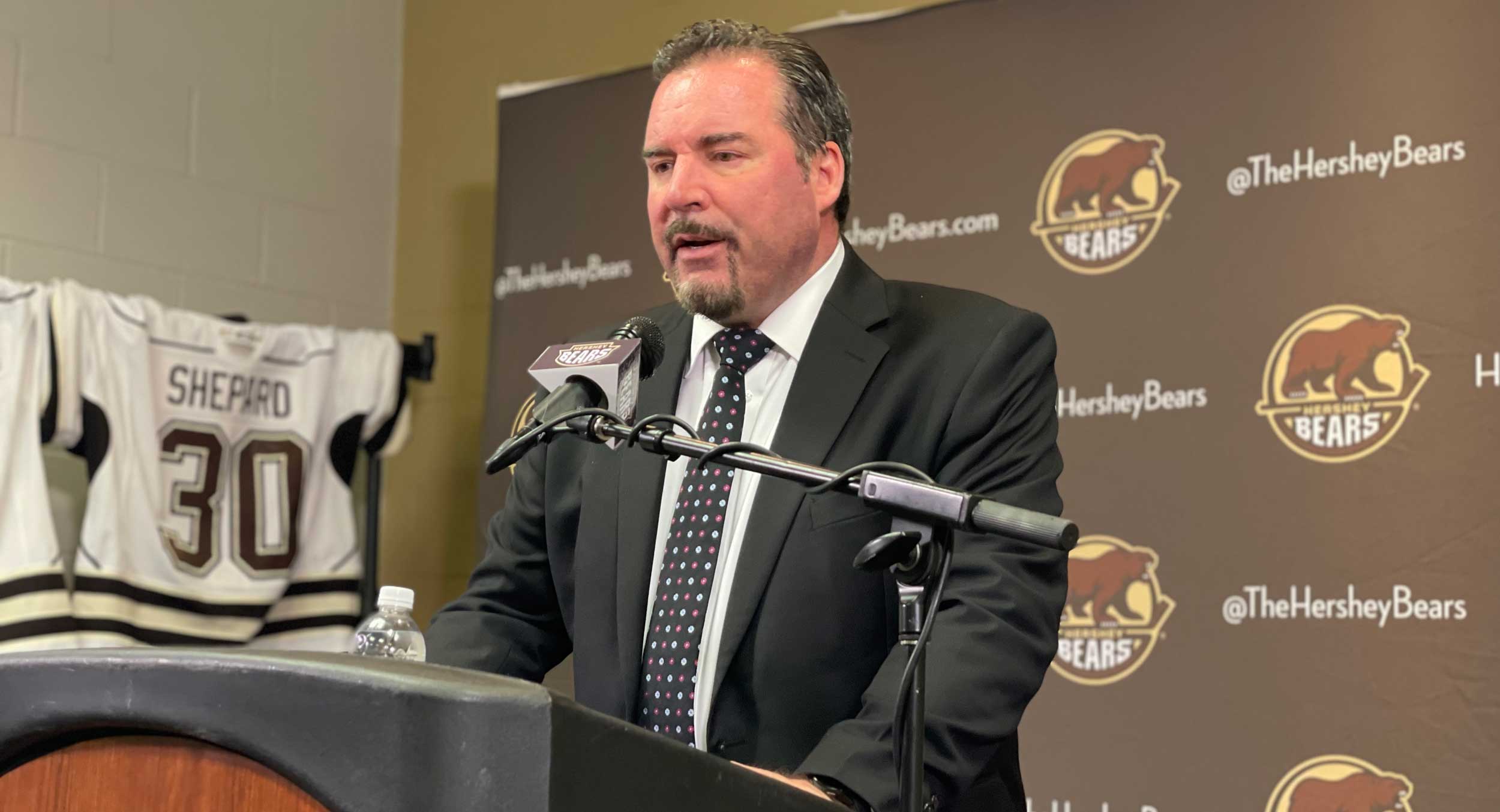 Todd Nelson calls Hershey’s Game One blowout loss a wake-up call: ‘We can’t cry over spilt milk’