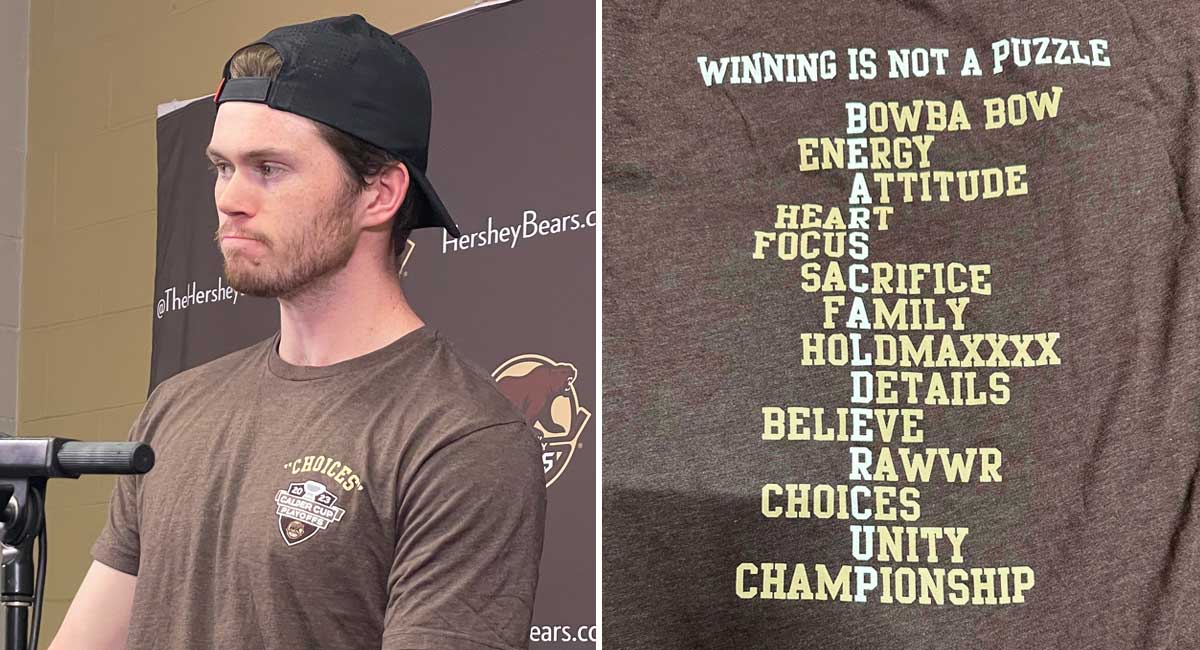 The Hershey Bears’ playoff shirts, BOWBA BOW, and ABBA victory song ...