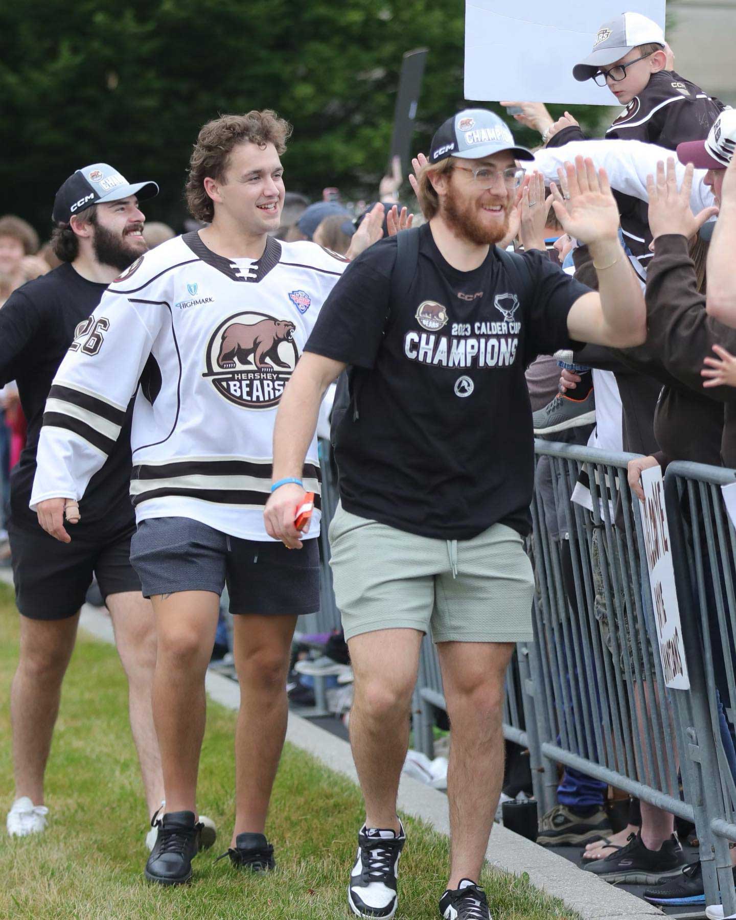Logan Day still hasn’t taken his jersey off after winning the Calder Cup