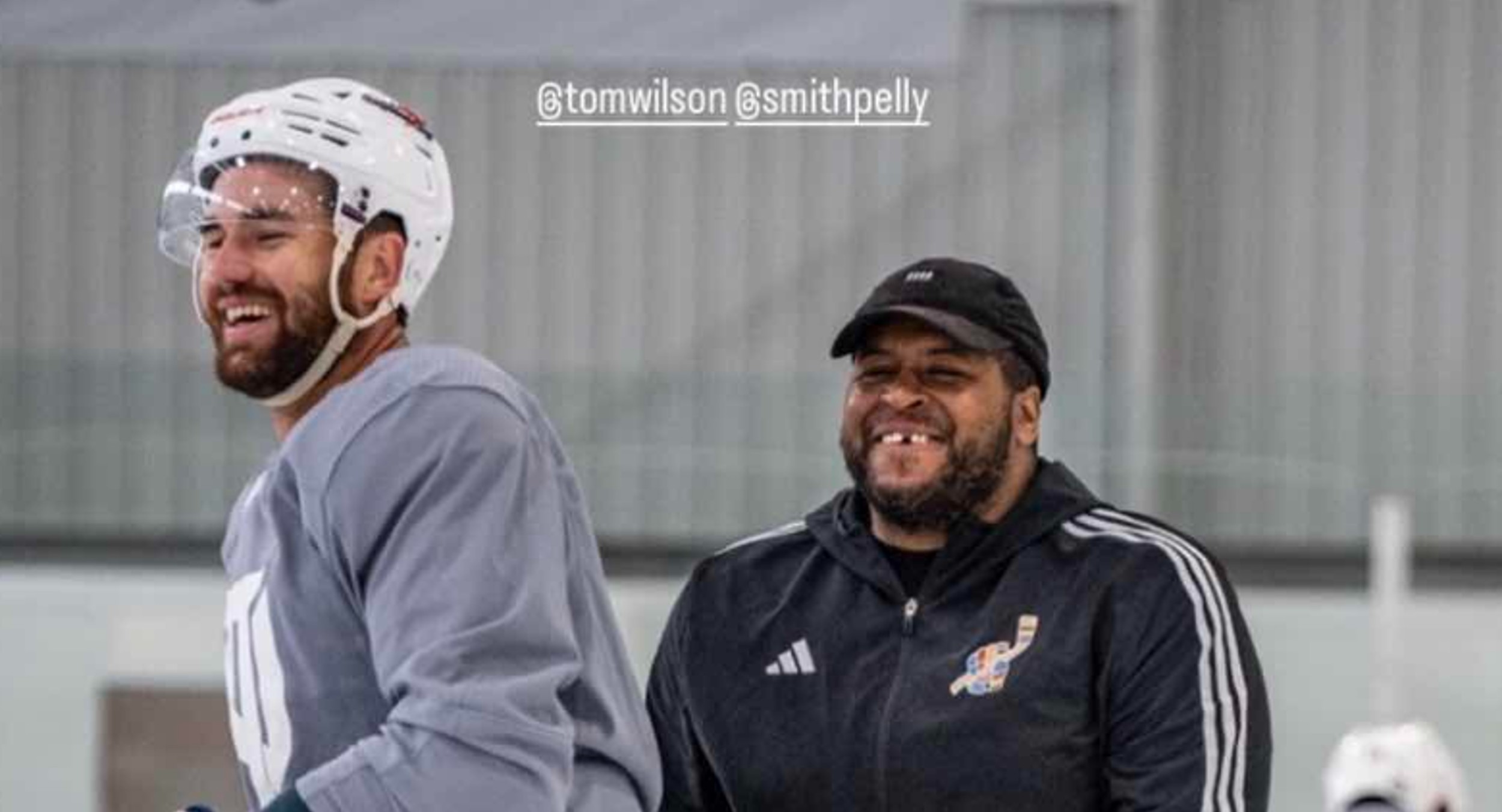 Tom Wilson and Devante Smith-Pelly reunite on the ice for summer hockey ...