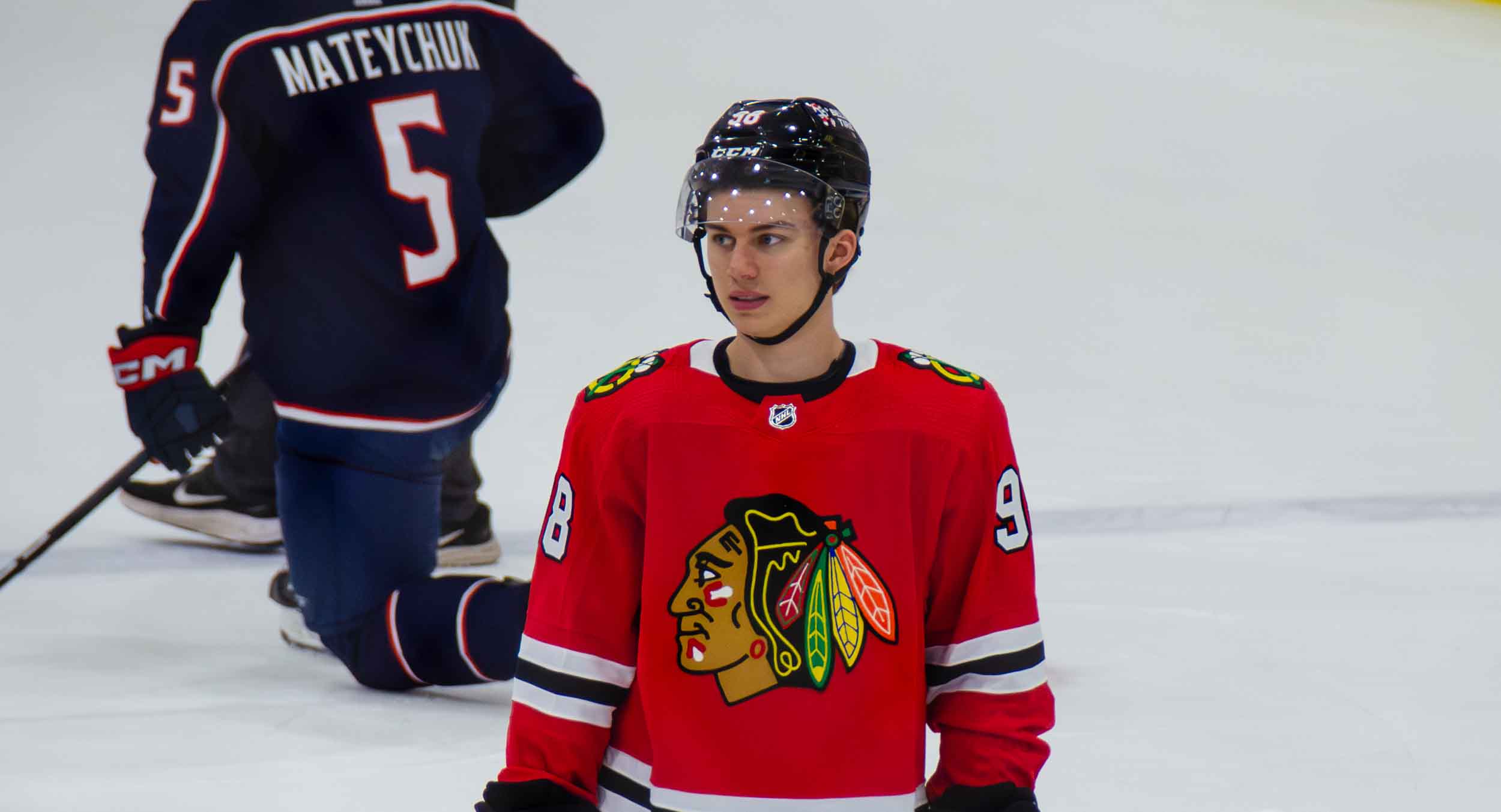 Connor Bedard scores hat trick in first appearance with Chicago Blackhawks