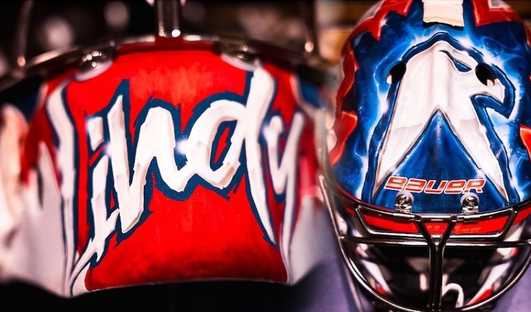 Darcy Kuemper and Charlie Lindgren show off new masks and gear for 2023 ...