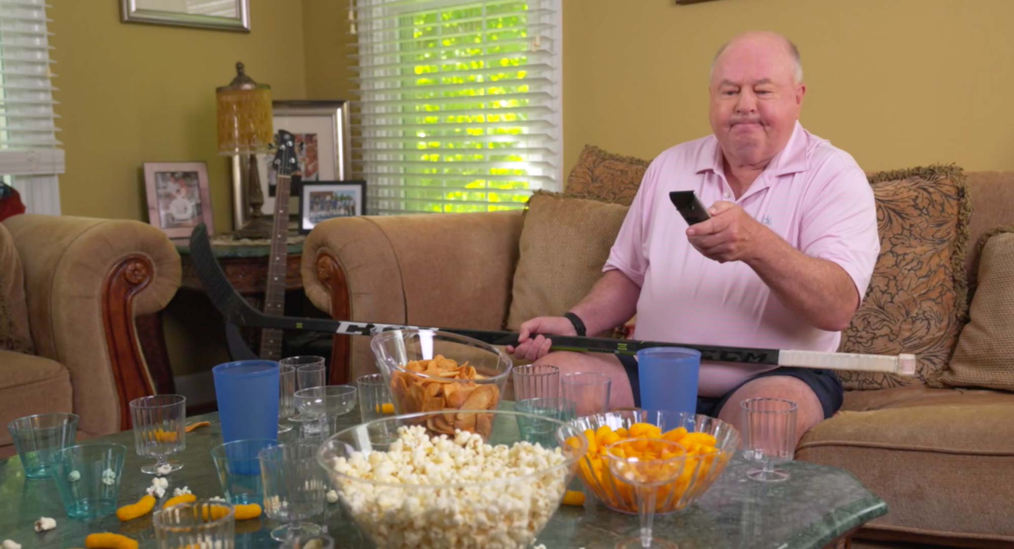 Behind the scenes of Bruce Boudreau’s new Hadeed Carpet commercial