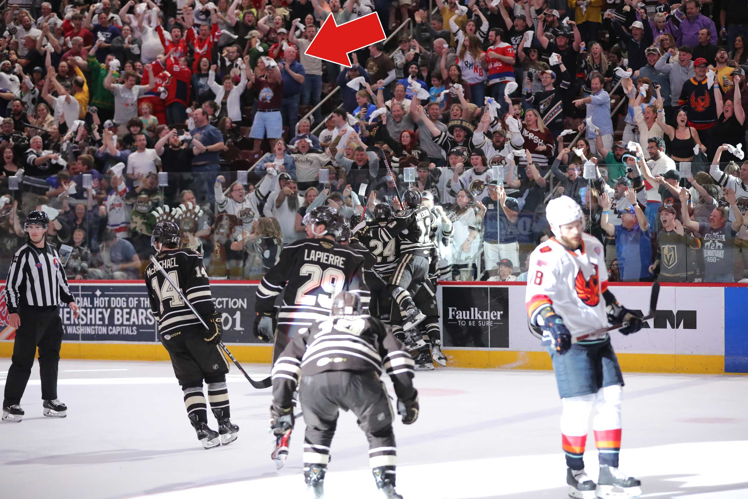 Behind the scenes of Bruce Boudreau’s new Hadeed Carpet commercial