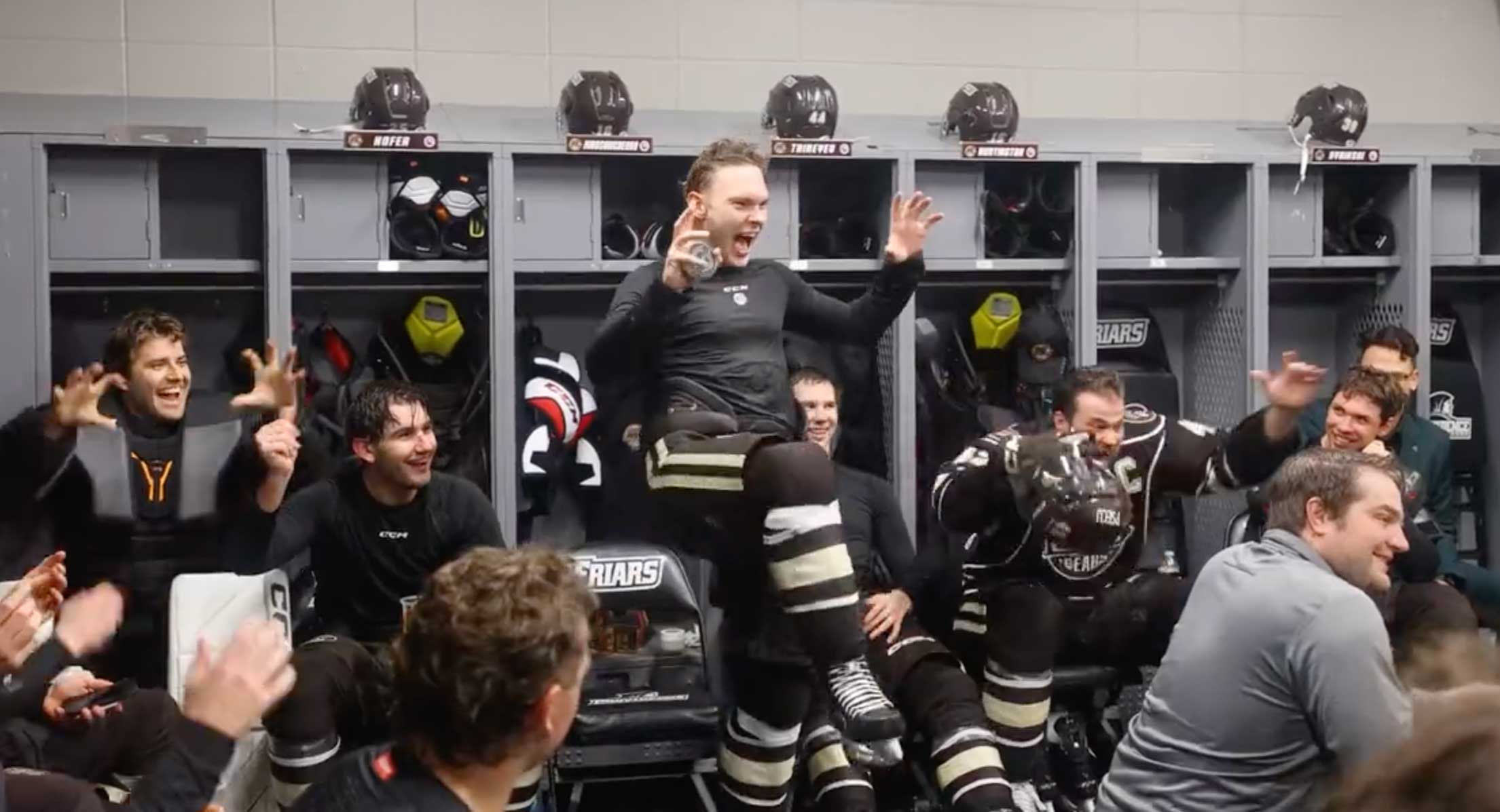 Ivan Miroshnichenko ROARs in locker room, makes short speech in English ...