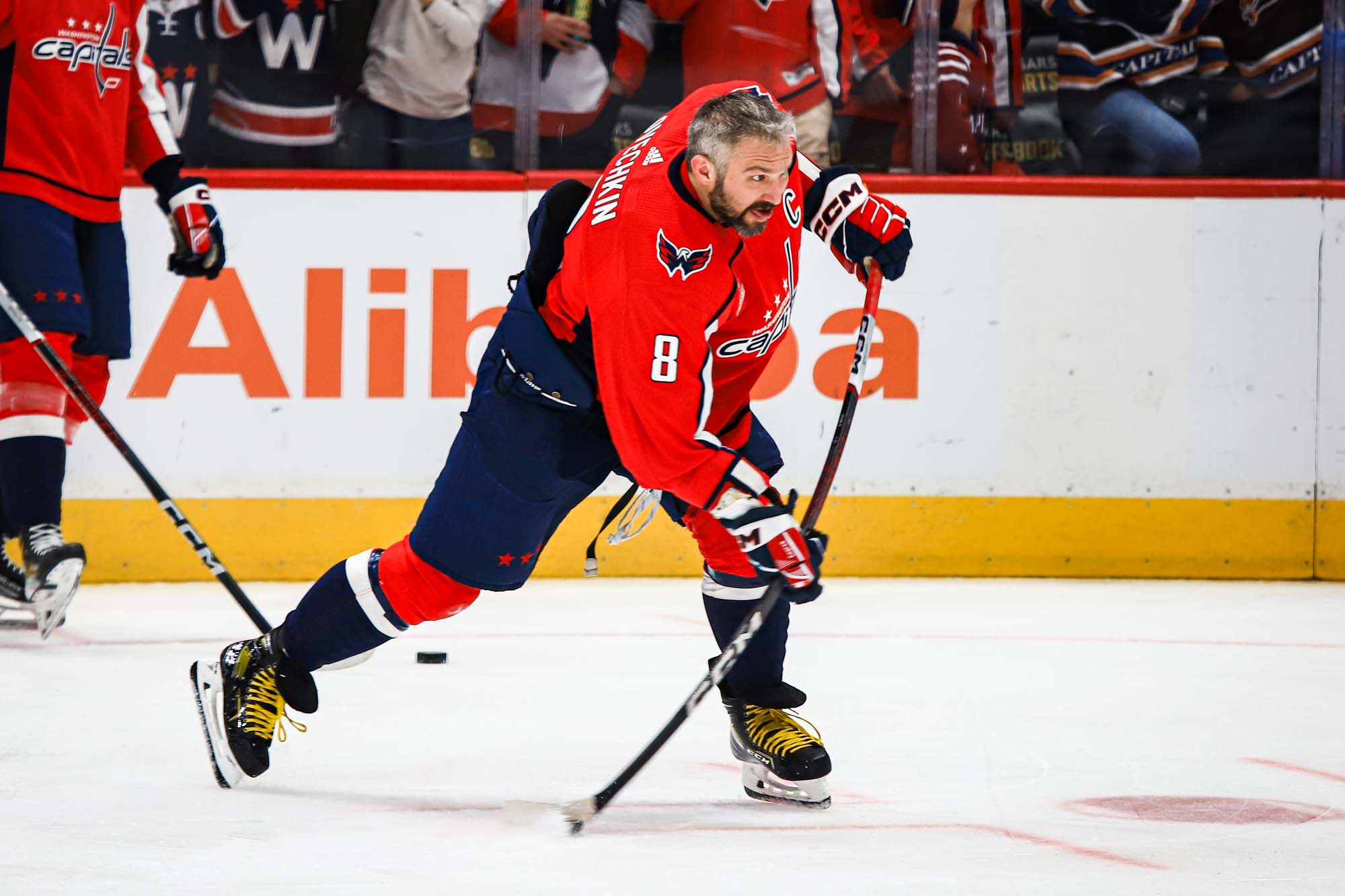 Alex Ovechkin’s one-timer breaks Samuel Ersson’s mask leading to Tom ...