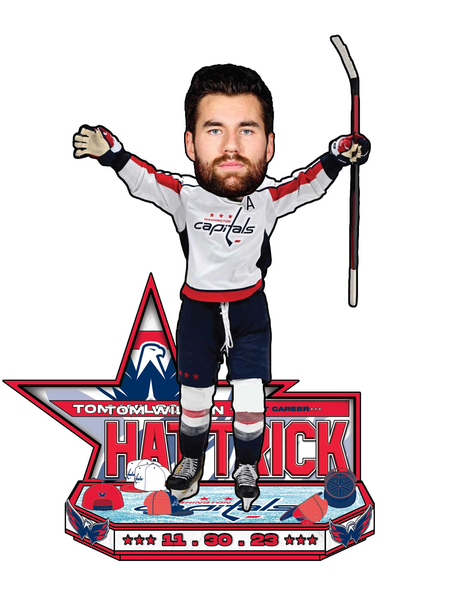 Very limited bobbleheads celebrating Alex Ovechkin’s 1500 points ...