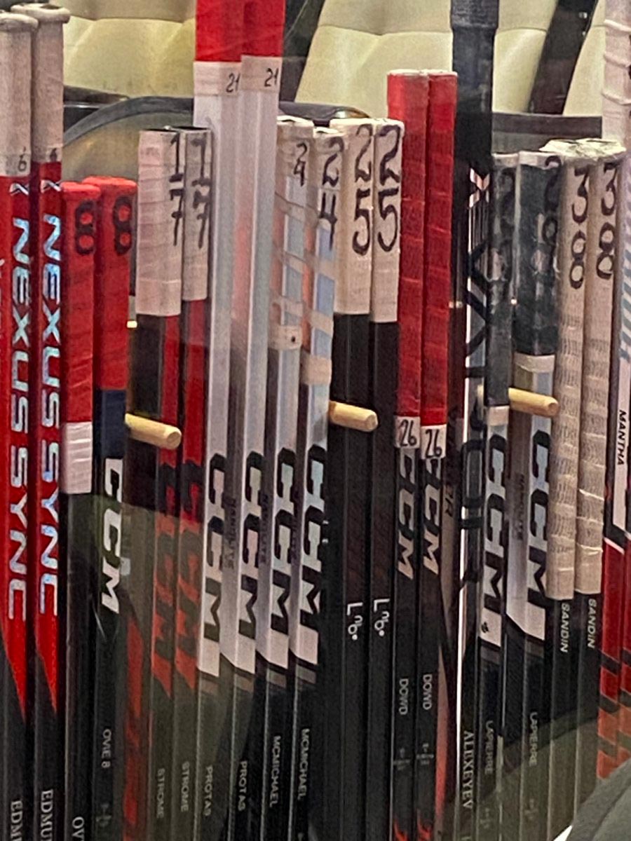 Ethan Bear’s name is spelled out in Cree syllabics on his Capitals ...