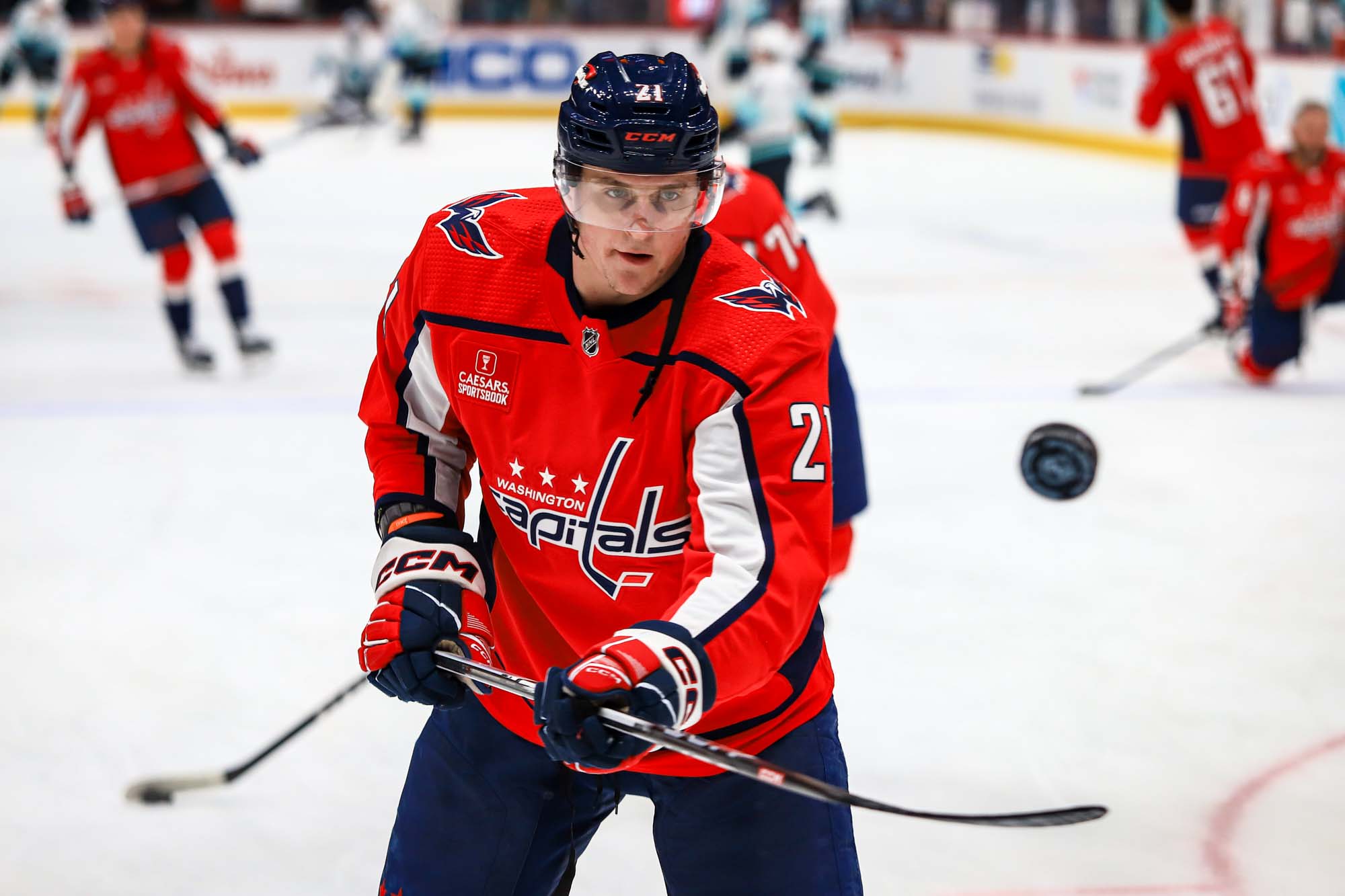 Aliaksei Protas promoted to first line and first power-play unit