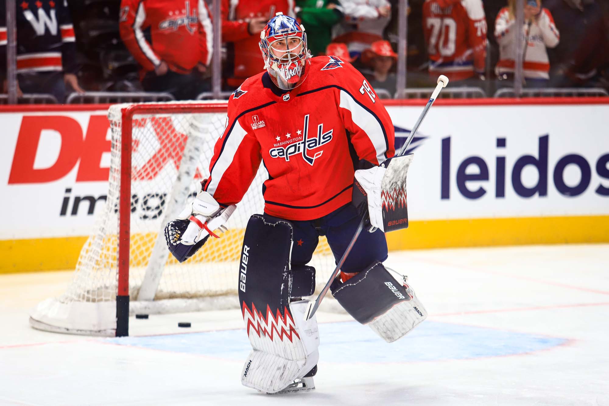 Charlie Lindgren set to start second-straight game against Blues as he ...