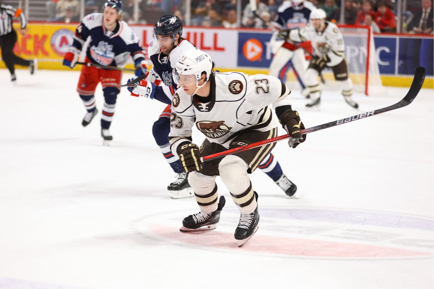 Hershey Bears’ nine-game winning streak ends at nine after 5-3 loss to ...