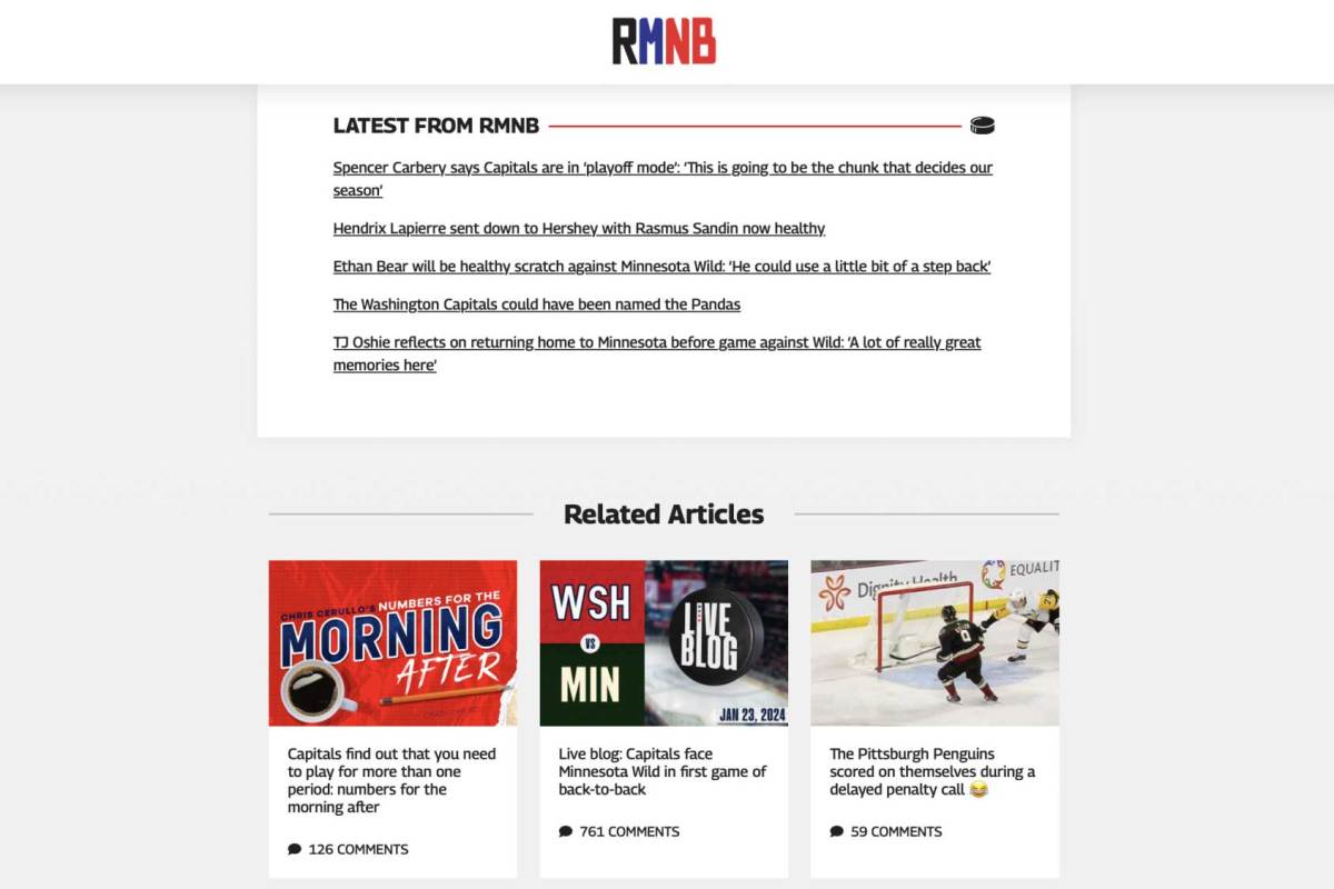 Answering your RMNB website questions: Why did we redo the homepage and ...