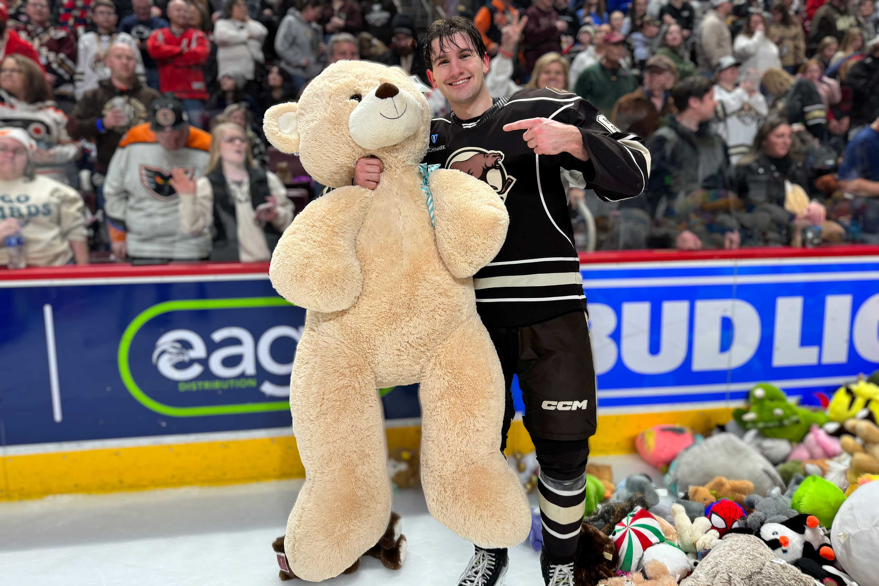 There was no one who had more fun during Hershey’s Teddy Bear Toss than ...